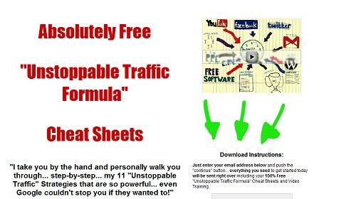 Jeff Johnson – Free Unstoppable Traffic Formula Cheat Sheets - Workism